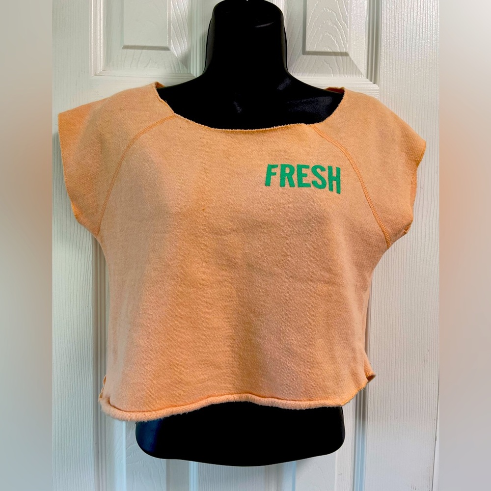 Fresh From The 80s! Peach Colornot Pink. Vintage Crop… - Gem